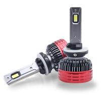 China YOUCHESHI Universal 880 LED Car Headlight H27 130W 9000LM 6500K Cool White Retrofit/Upgrade New Aluminum 24V/12V Truck 24-Month for sale