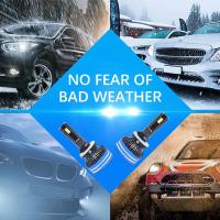 China 120 Watt High Power LED Headlight Fog Light Bulbs Cars H1 880 Canbus 24V White Light 6500K Color Temperature 7400LM YOUCHESHI for sale