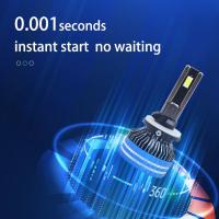 China 120 Watt High Power LED Headlight Fog Light Bulbs Cars H1 880 Canbus 24V White Light 6500K Color Temperature 7400LM YOUCHESHI for sale