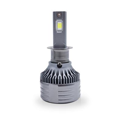 China 24V 90W High Power CANBUS Compatible H3 LED Headlight Bulbs 6500K 5200LM Aluminum+Brass 24 Months Warranty Universal Fitment for sale