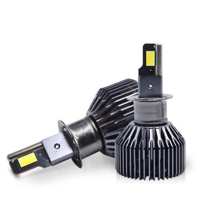 China New YOUCHESHI Auto Lighting 7000LM IP68 Waterproof 100W H3 Double Color LED Headlight Bulb Aluminum+Brass 24V Universal Fitment for sale