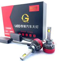 China New Condition H3 Universal Car LED Headlights 24V Auto Lighting System Canbus Function H1 Bulb Shape Full Data White 6500k for sale