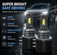 China New 100W 7000LM 6500K H15 Car LED Headlight Bulb 12V Plug & Play Universal Fitment 1-year Warranty for sale