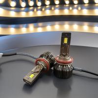 China New 3 Color 75W 6000LM 12V LED Car Headlight Bulbs H1/H4/H7/H11/880/9005 P11 Universal for sale