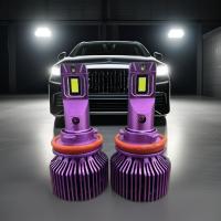 China New 3 Color 60W 6000LM Full Capacity 12V/24V LED Car Headlight Bulbs H4/H7/H11/H3/H1/880/881 3000K/4300K/6000K Universal for sale