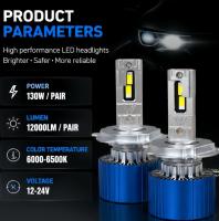 China 120W High Brightness Durable H4 LED Headlight for Enhanced Visibility for sale