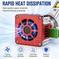 China D1 LED Headlight Bulb with 13000LM Super Bright Output, 50,000 Hours Lifespan and Turbine Cooling Fan for sale
