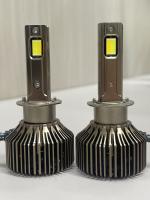 China Two Colors H1 LED Headlight 150W/pair 12000LM/pair 3000K/6000K for 12-24V Vehicles for sale
