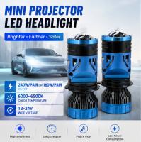 China 240W Mini Projector with 6000K-6500K Color Temperature and 12-24V Power Range for sale