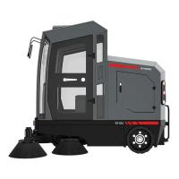 China YZ-S12 All Closed Industrial Ride-on Floor Sweeper Machine Park Road Street Sweeper Car for sale