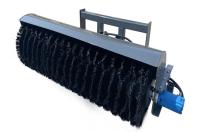 China Customization Skid Steer Rotary Broom Municipal 10mm Steel Frame for sale