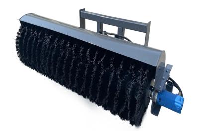 China Customization Skid Steer Rotary Broom Municipal 10mm Steel Frame for sale