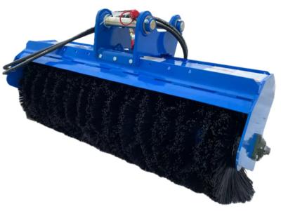 China Excavator Sweeper 48 Inch Angle Broom Attachment Skid Steer Loader for sale