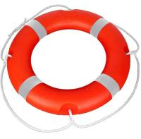 China OEM Emergency Rescue Equipment Life Buoy Rings With Fluorescent Reflective Strip for sale