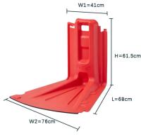 China ABS Emergency Rescue Equipment Flood Protection Pvc Water Barrier for sale