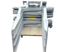 China Heavy Duty Forklift Attachment Sideshifting Revolving Forklift Bale Clamp for sale