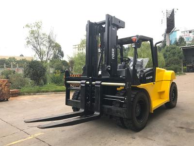 China ISUZU 6BG1-QC02  Engine 10T Diesel Forklift Truck Heavy Duty Forklift for sale