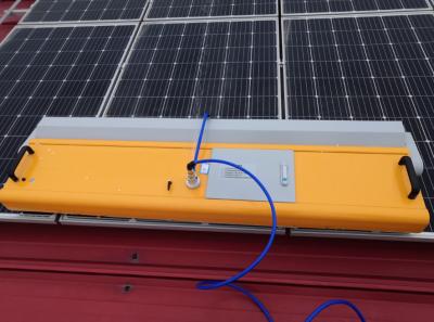 China Solar Panel Cleaning Robot Remote Control Tracked Photovoltaic Cleaning Robot for sale