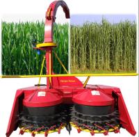 China Double Rows Tractor Mounted Silage Forage Harvester Machine Corn Stalk Napier Grass Alfalfa Combine Silage Harvester for sale
