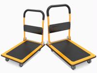 China 150kgs L73cm*W47cm*H98cm Platform Truck Foldable Platform Truck Push Dolly Multifunctional Heavy Duty Foldable Warehouse for sale