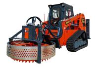 China Heavy-Duty Skid Steer Attachment Manhole Saw Light Well Cover Milling for sale