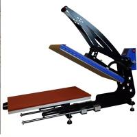 China Pull Type Heat Press Printing Machine Transfer Ironing Printer Leather Embossing Hot Stamping Machines for sale