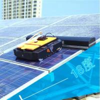 China Anti-fall Logo Customized Machine For Solar Power Panel Cleaning Brush Robot Automatic for sale