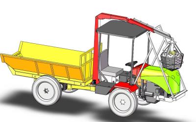 China Indonesia Dedicated Multi Functional Palm Oil Harvesting Machine 42HP With PTO for sale