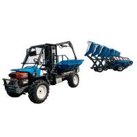 China Indonesia Dedicated 42hp Agricultural Tire Type Palm Oil Tractor Powered By Diesel Engine for sale