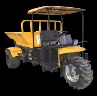 China Palm Dumper Truck Small Dump Truck Wheel Type Tricycle Oil Palm Fruit Lift Loader Transport Palm Garden Dumpers for sale