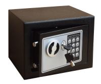 China E17 Electronic Home Safe Steel Safe Key Lock Safe 370mm Password Working Principle for sale