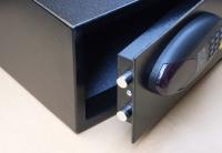 China Single Door Hotel Digital Lock Safe Box with Red-Light Display and Electronic Password for sale