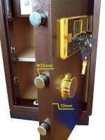 China Beige Wd-63 Safe Deposit Box for Cash and Jewelry Electronic Security System for sale