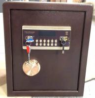 China High Security Double Key Lock LCD Display Safe Box with Steel Plate Security Level A1 for sale