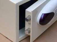 China Steel Plate Wd32t Electronic Lock Hotel Safe with Keys Appearance of Height 273mm for sale