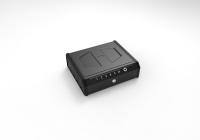China Compact Top Open Fingerprint Hand Gun Safe with Keypad and H100*W360*D280mm Dimensions for sale