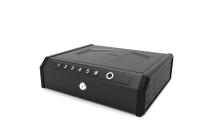 China Compact Top Open Fingerprint Hand Gun Safe with Keypad and H100*W360*D280mm Dimensions for sale