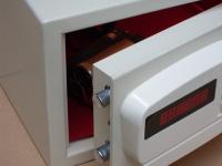 China Smart Hotel Electronic Safe Box with Height of 273mm and Width of 371-460mm for sale