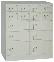 China 18 Doors Security Level A1 Dt-18 Bank Safe Deposit Box Hotel Locker for Door Type for sale