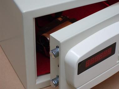 China Secure Laptop Size Hotel Room Safe Box with Digital Keypad Lock Beige 301-400mm Depth for sale