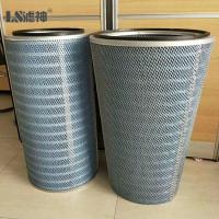 China Industrial HEPA Dust Filter Cartridge Cyclone 3 Lugs Flange Collector For Gas Turbine for sale