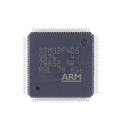 China STM32F405VGT6 LQFP-100 ARM Cortex-M4 32-bit microcontroller IC Chip for sale