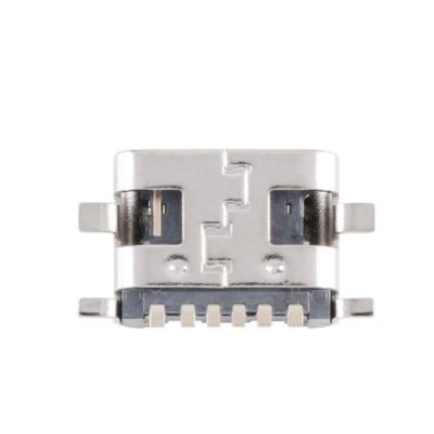 China Type-C6Pub6-Type C USB Connector IC Female Vertical Patch 6.8mm High Current Fast Charging for sale