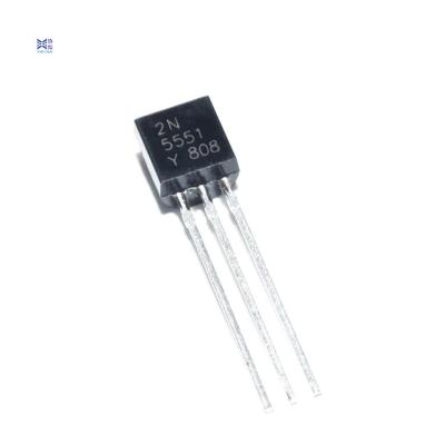 China 2N5551 TO-92 Single Bipolar Direct Inserted Power Transistor 160V/0.6A Electronic Transistor for sale