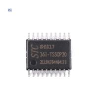 China STC8H1K17-36I-TSSOP 1T 8051 Microprocessor Chip 20 1.25kB-RAM 17 Port 1.9V ~ 5.5V for sale