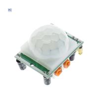 China HC-SR501 DIP-4 Sensor IC Pyroelectric Probe Induction Switch Of Human Infrared Induction Electronic Module for sale