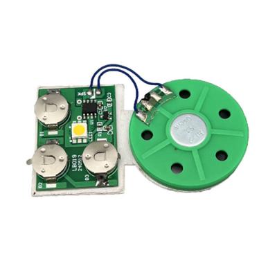 China Development and design of PCBA scheme for customizing birthday and Christmas cards with music sounding and luminous movement for sale