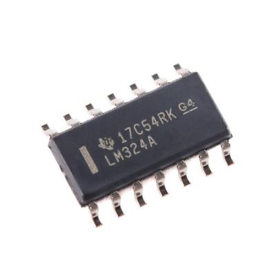 China New Original LM324ADR  SOIC-14 Quad Operational Amplifier IC Chip for sale