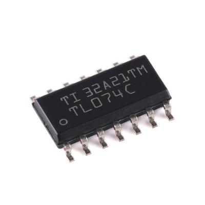 China TL074CDR SOP-14 Single Channel Operational Amplifier IC Chip for sale