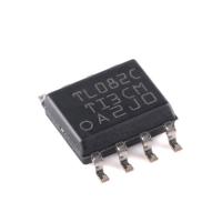 China TL082CDR SOP-8 Quad Operational Amplifier Original IC Electronic Components for sale